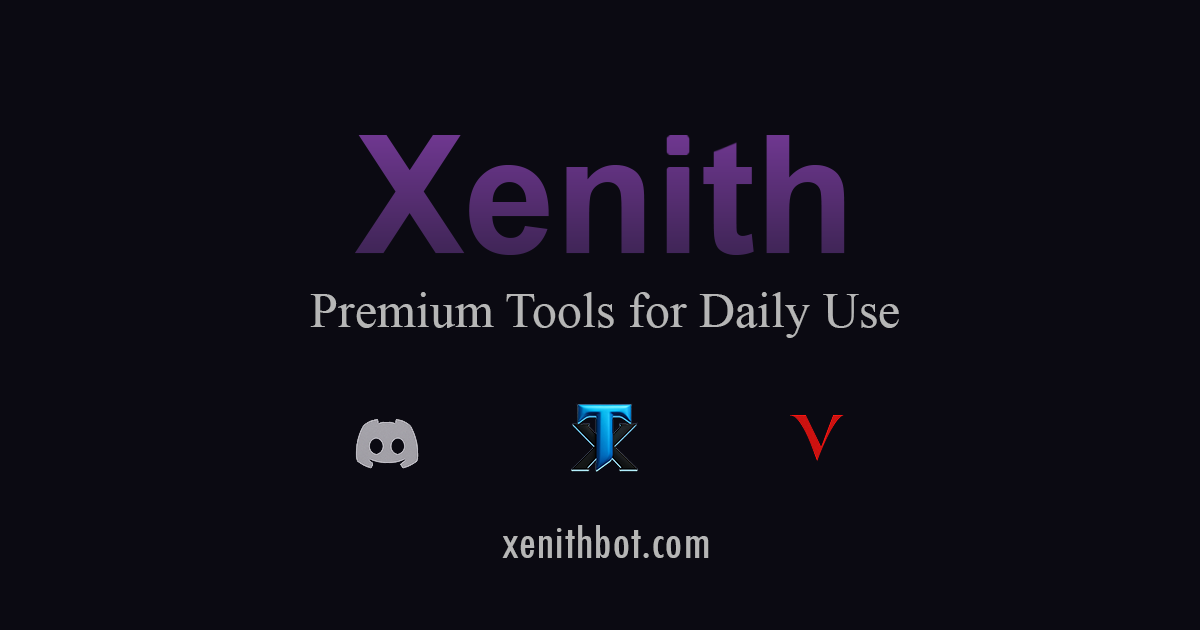 Xenith Bot | Premium Roblox Tools & Digital Automation Services